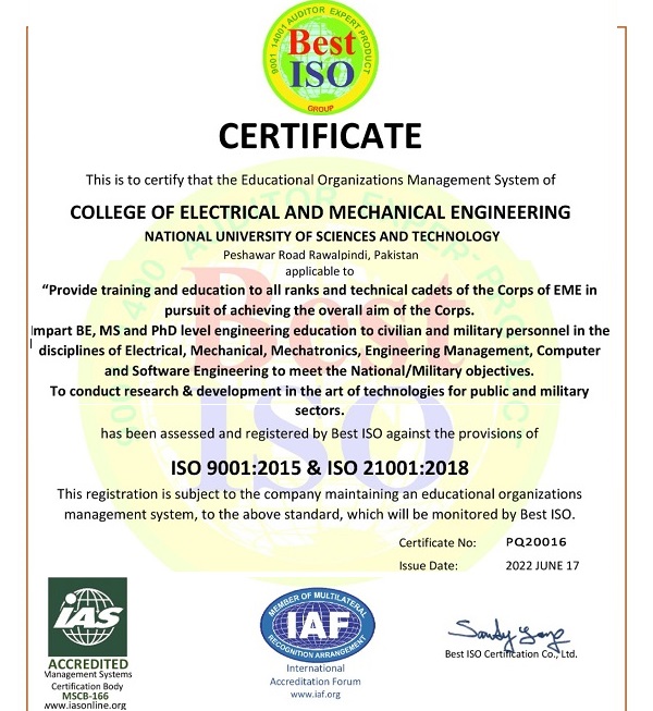 Events – National University of Sciences and Technology (NUST)